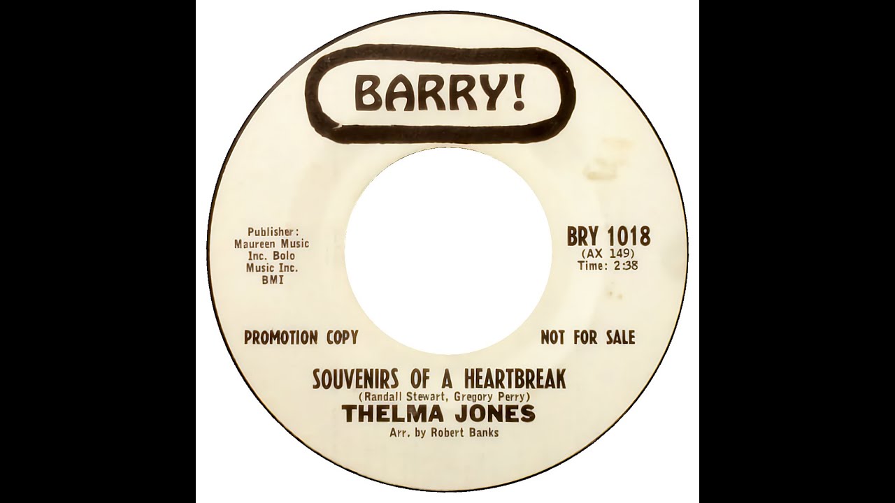 THELMA JONES & GROUP SOUVENIRS OF A HEARTBREAK - YouTube