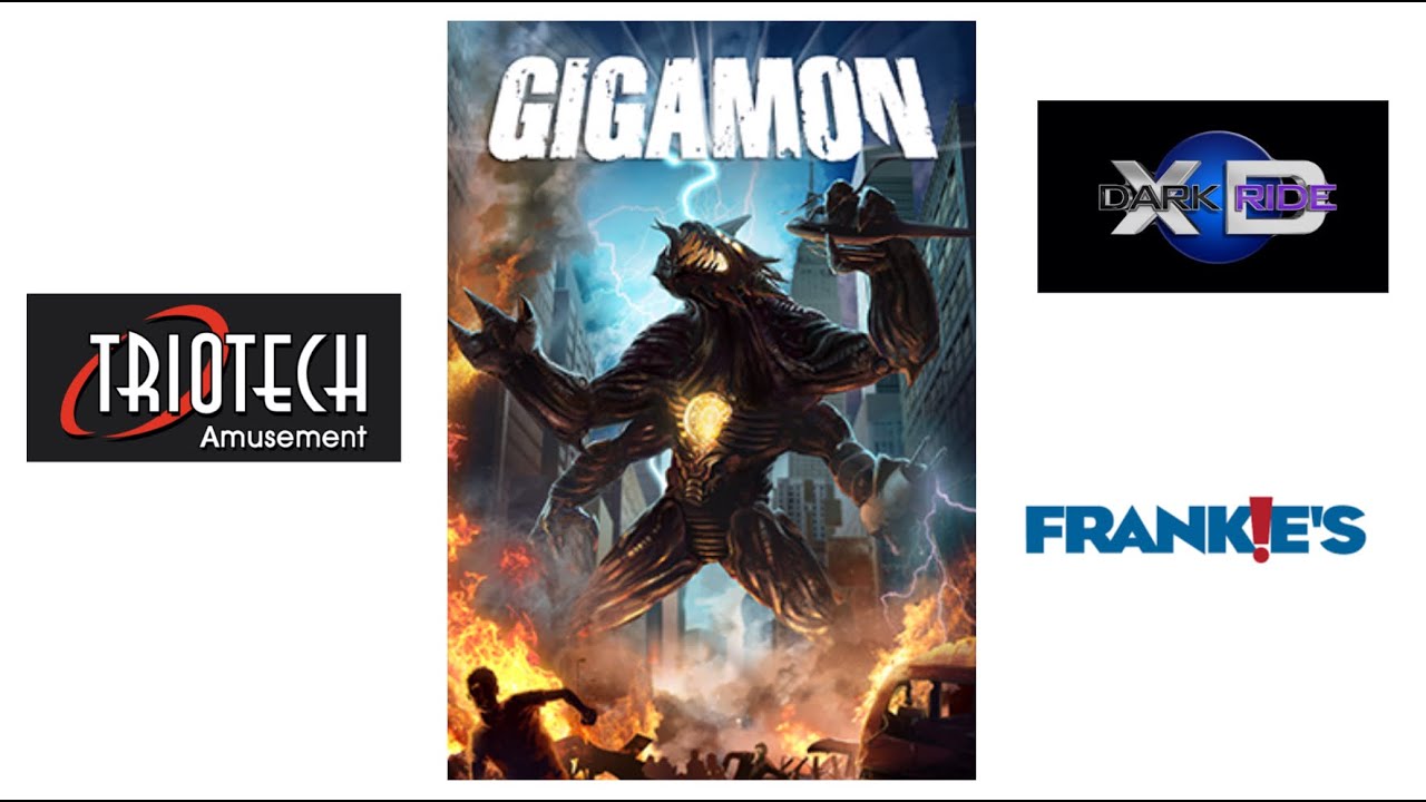 Gigamon - XD Dark Ride - Triotech - Frankie's Fun Park - 62100 Points 🐊 ...