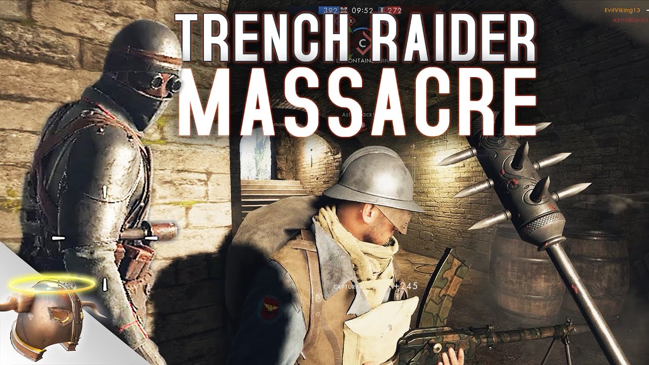 BATTLEFIELD 1 Trench Raider Massacre! | RangerDave - YouTube