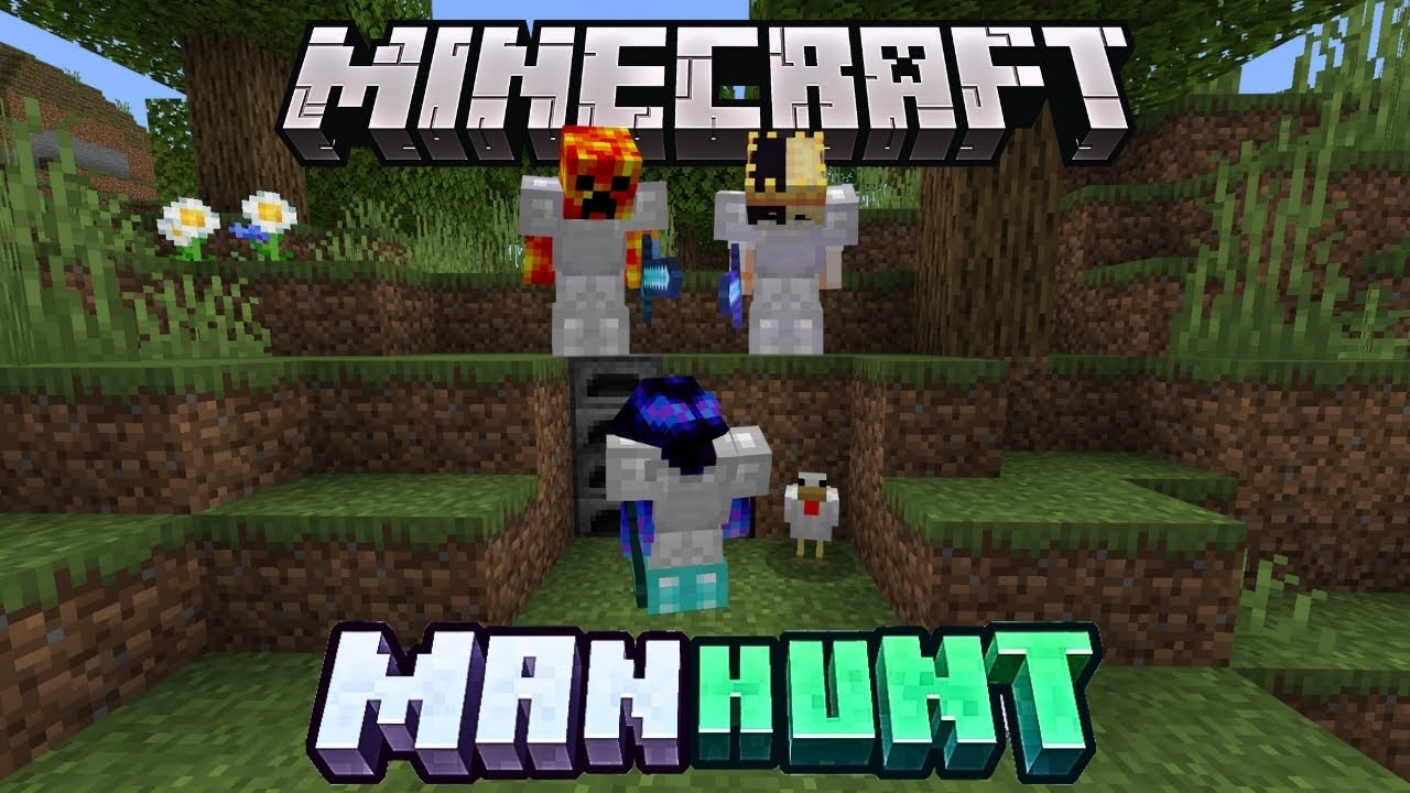 Minecraft Bedrock'ta Manhunt | Efektlerle Bitiriyorum - YouTube
