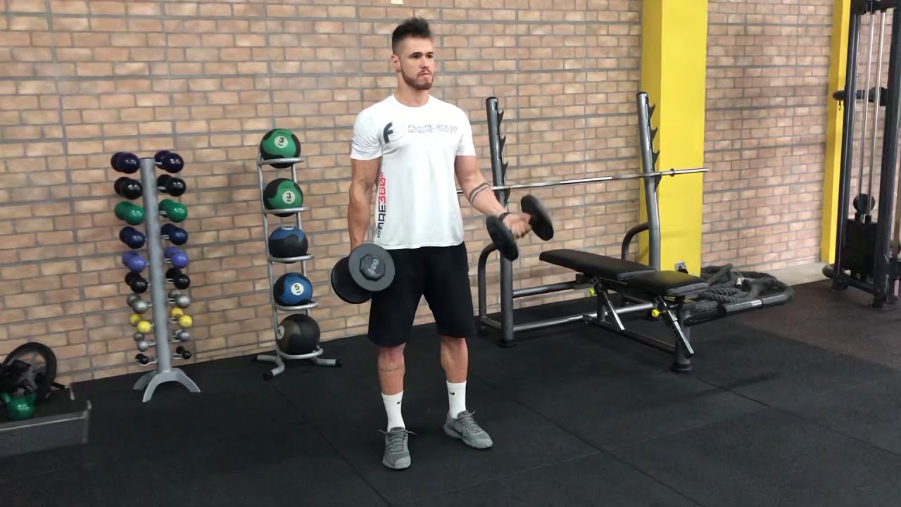 BÍCEPS - Rosca Alternada c/ Giro - YouTube