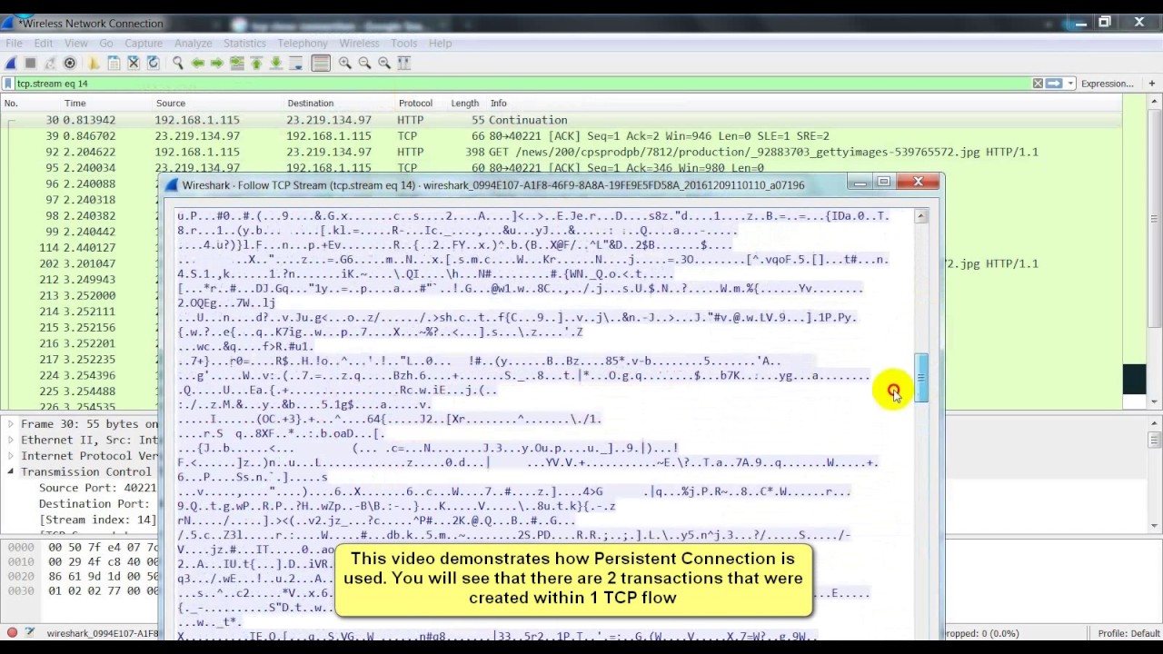 Persistent Connections demonstration - YouTube