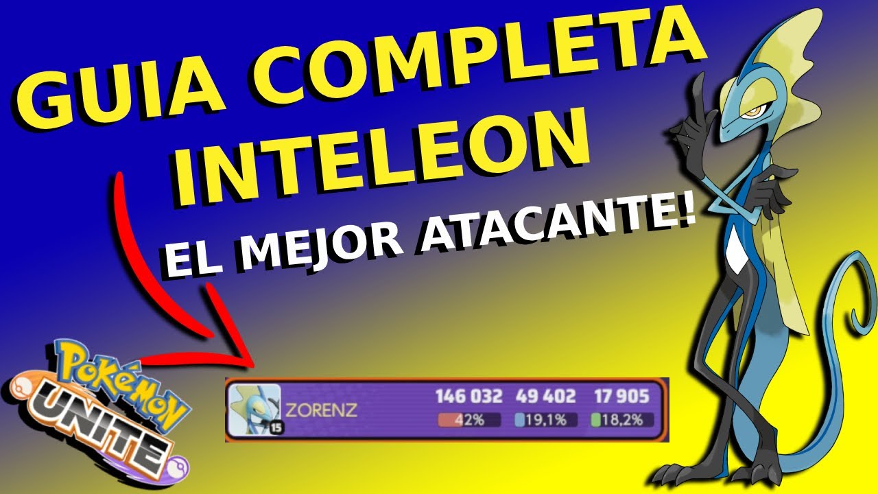 💧😮Guía COMPLETA de INTELEON😮💧(Build, Objetos, Combos y tips) | Pokémon ...