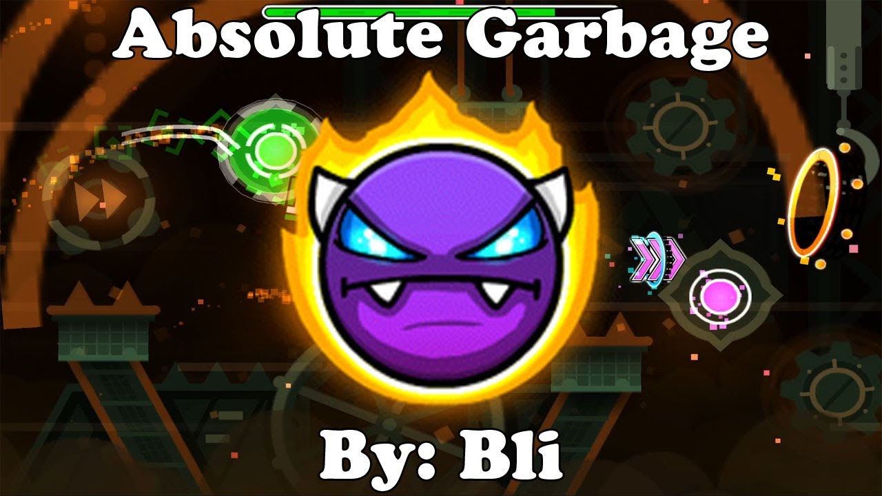 Geometry Dash 2.11 | Absolute Garbage 100% | Easy Demon | By: Bli - YouTube