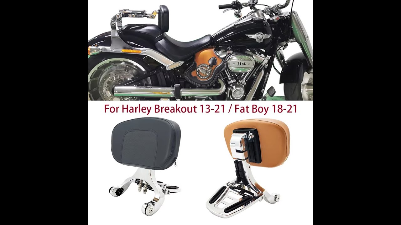 Motorcycle Multi-Purpose Driver Passenger Backrest For Harley Softail ...