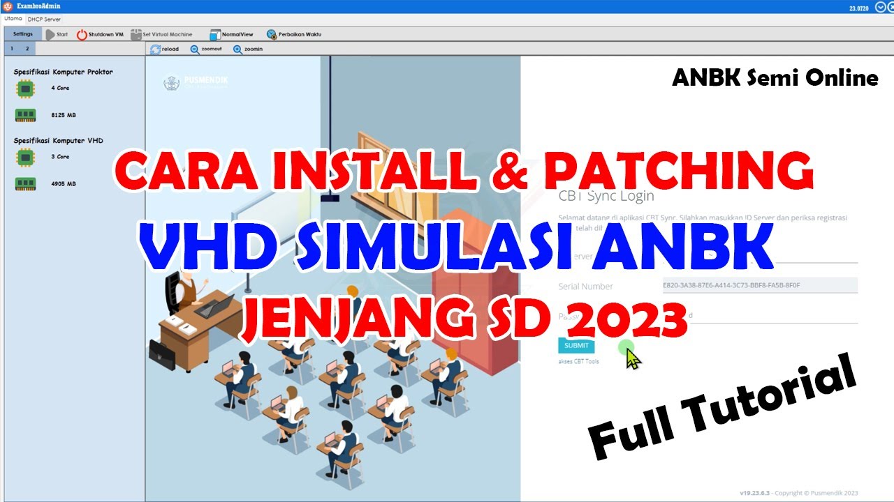 Cara Install dan Patching VHD Simulasi ANBK Jenjang SD 2023 - YouTube