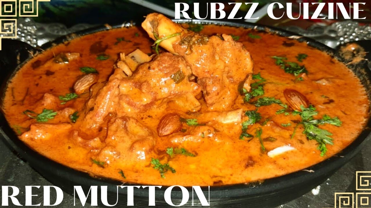 Red Mutton Recipe😍Eid Special #Easy & Deliciouzzz #Mutton Curry Recipe ...