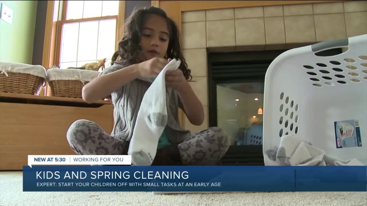 How to get kids involved with spring cleaning - YouTube