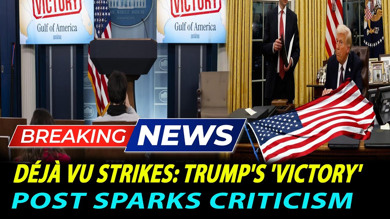 Déjà Vu Strikes: Trump's 'Victory' Post Sparks Criticism - YouTube
