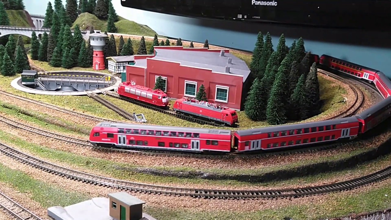 DB DOUBLE DECKER PASSENGER TRAIN AND DB CITY NIGHTS TALGO PASSENGER ...