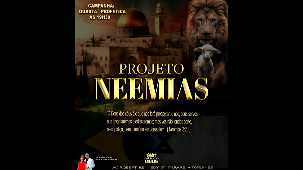 🔥Quarta - Projeto Neemias (20/12/23) 🔥 - YouTube