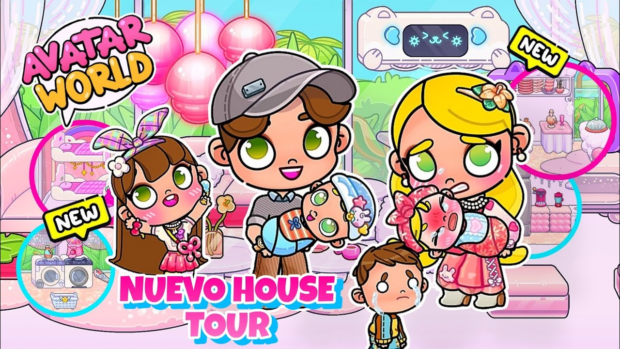!! NUEVO HOUSE TOUR😂 *CLOE Y JACK SE PELEAN*🥺😣EN AVATAR WORLD!! # ...