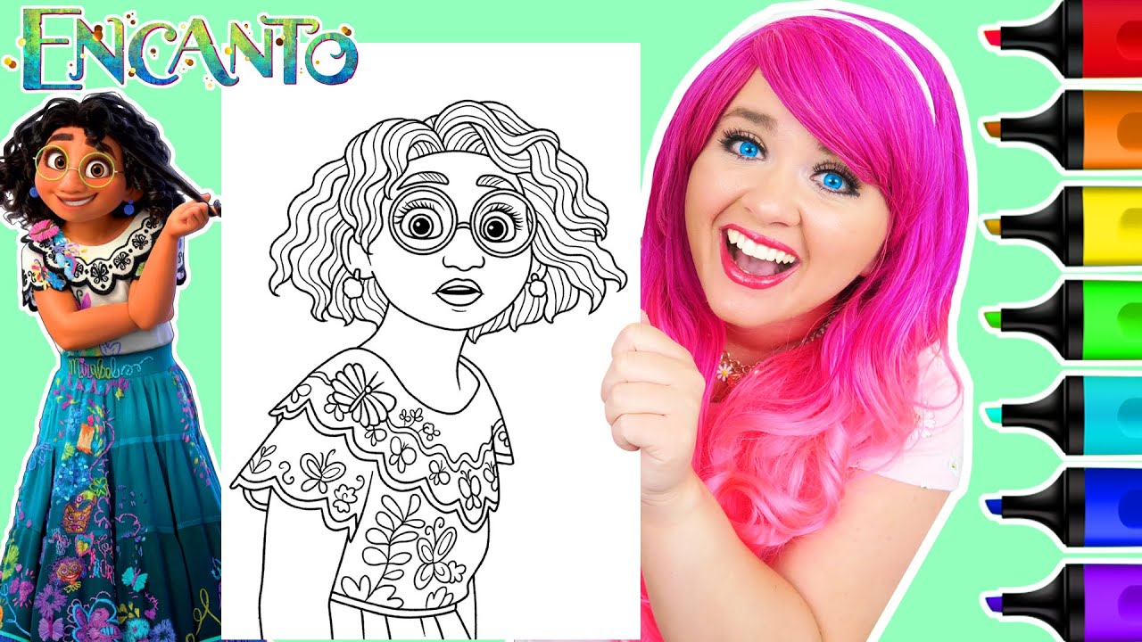 Coloring Encanto Mirabel Madrigal | Disney Encanto Coloring Page ...