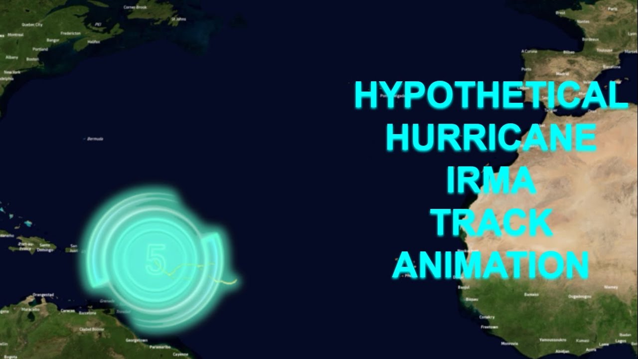 Hypothetical Hurricane Irma Animation - YouTube