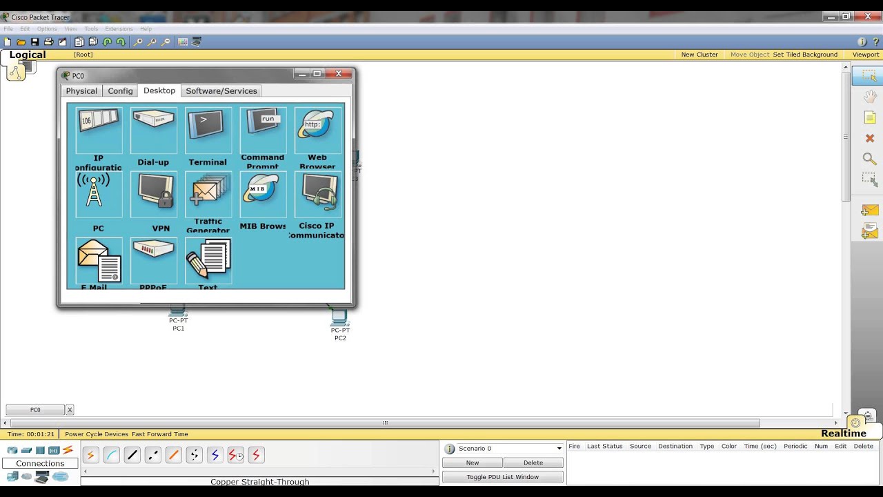 Configurar una red HUB Cisco Packet Tracer - YouTube