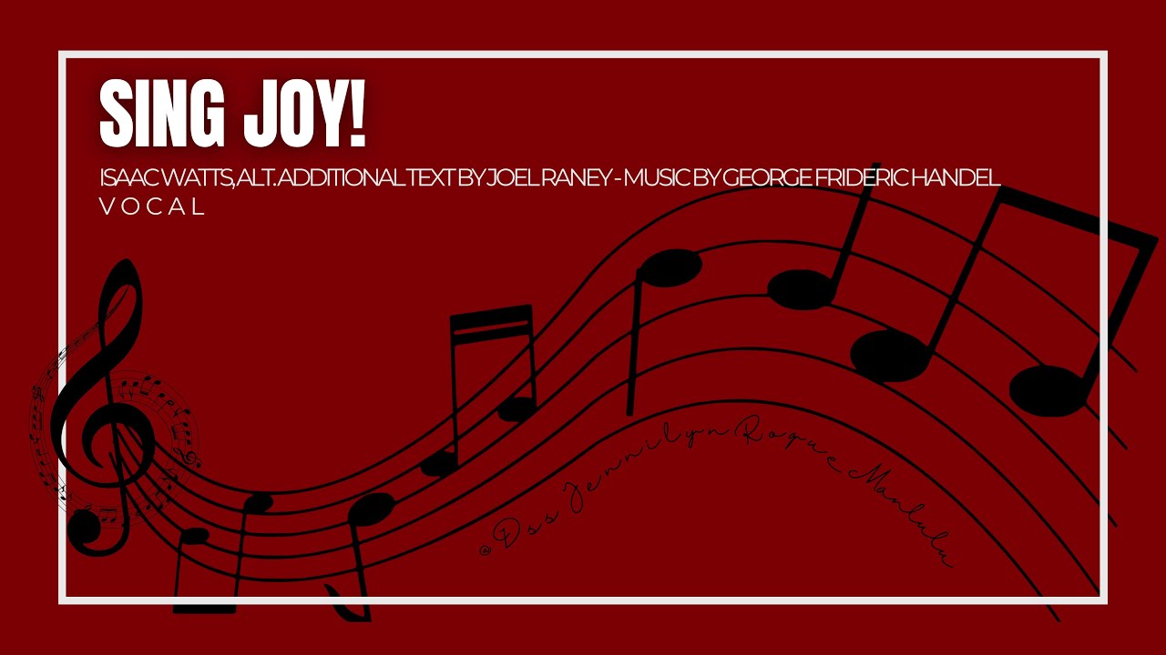 Sing joy with lyrics | vocal - YouTube
