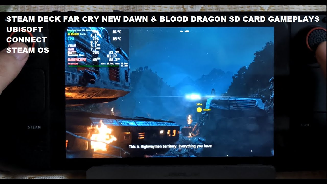 Steam Deck Far Cry New Dawn & Blood Dragon SD Card Gameplays Ubisoft ...