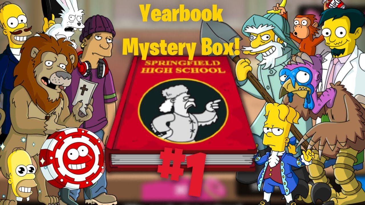 The Simpsons: Tapped Out | Opening The Yearbook Mystery Box! | #1 - YouTube