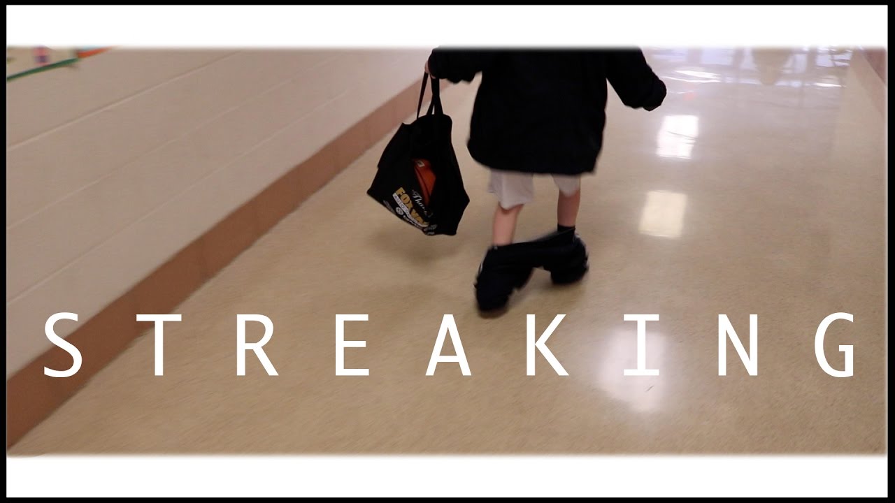 streaking in public - YouTube