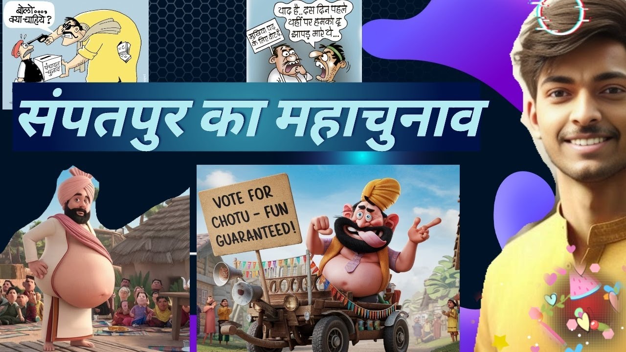 Kahani Santappur Mahachunav ki | Hindi Story | Cartoon Story ...