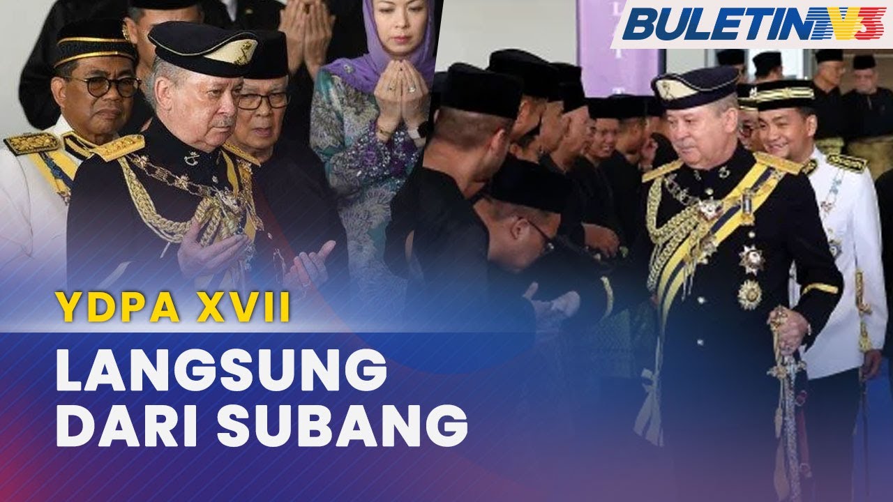 YDPA XVII | Sultan Ibrahim tiba di Pangkalan Udara TUDM Subang - YouTube