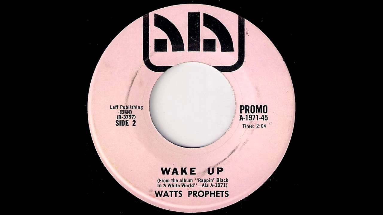 Watts Prophets - Wake Up [Ala] 1971 Black Poetry 45 - YouTube