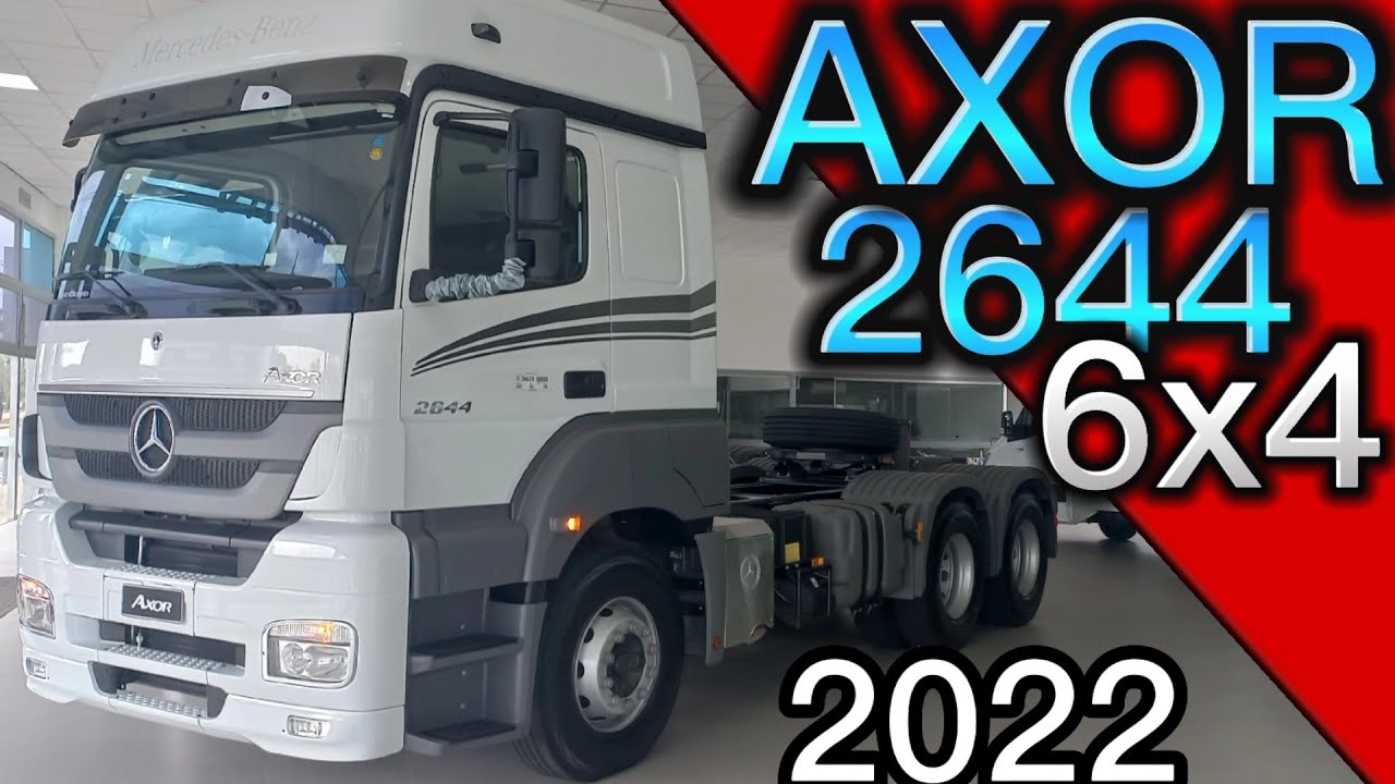 AXOR 2644 6X4 2022 CABINE LEITO TETO ALTO #mercedesbenz #AXOR2644 # ...