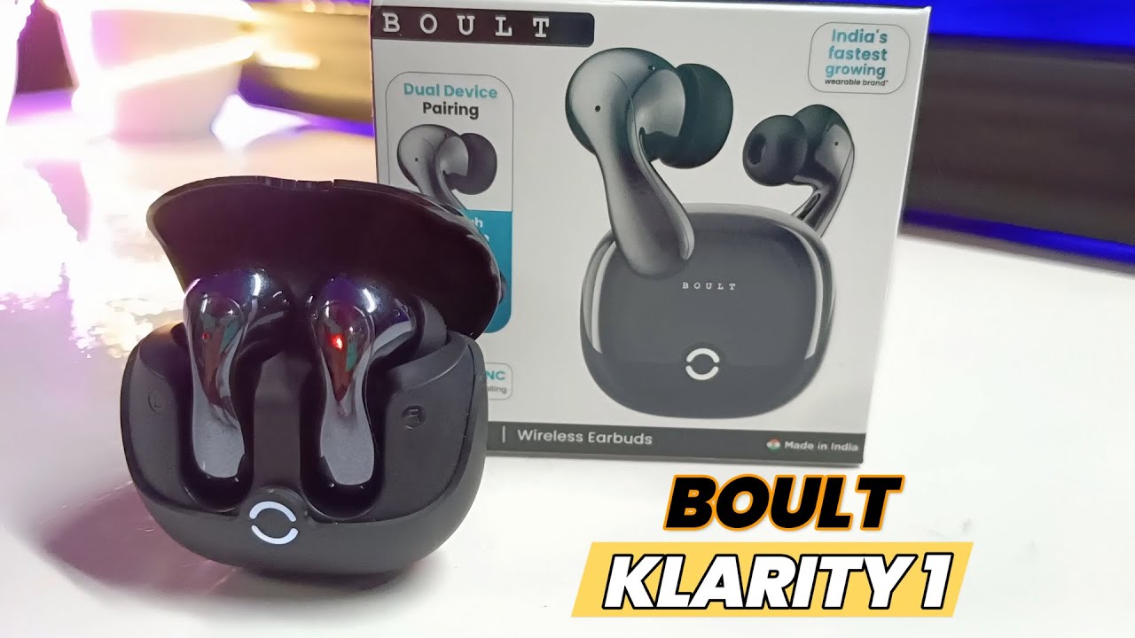 Premium and unique hour-glass shaped TWS - BOULT Klarity 1 Full Review - YouTube