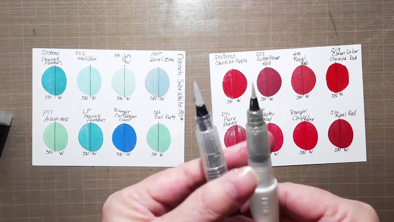 Wink of Stella vs. Spectrum Noir Sparkle - YouTube