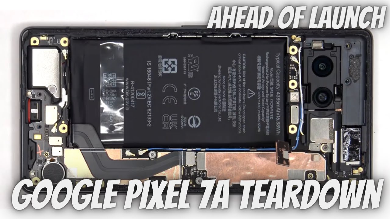 Google Pixel 7a teardown: Surfaces ahead of launch - YouTube