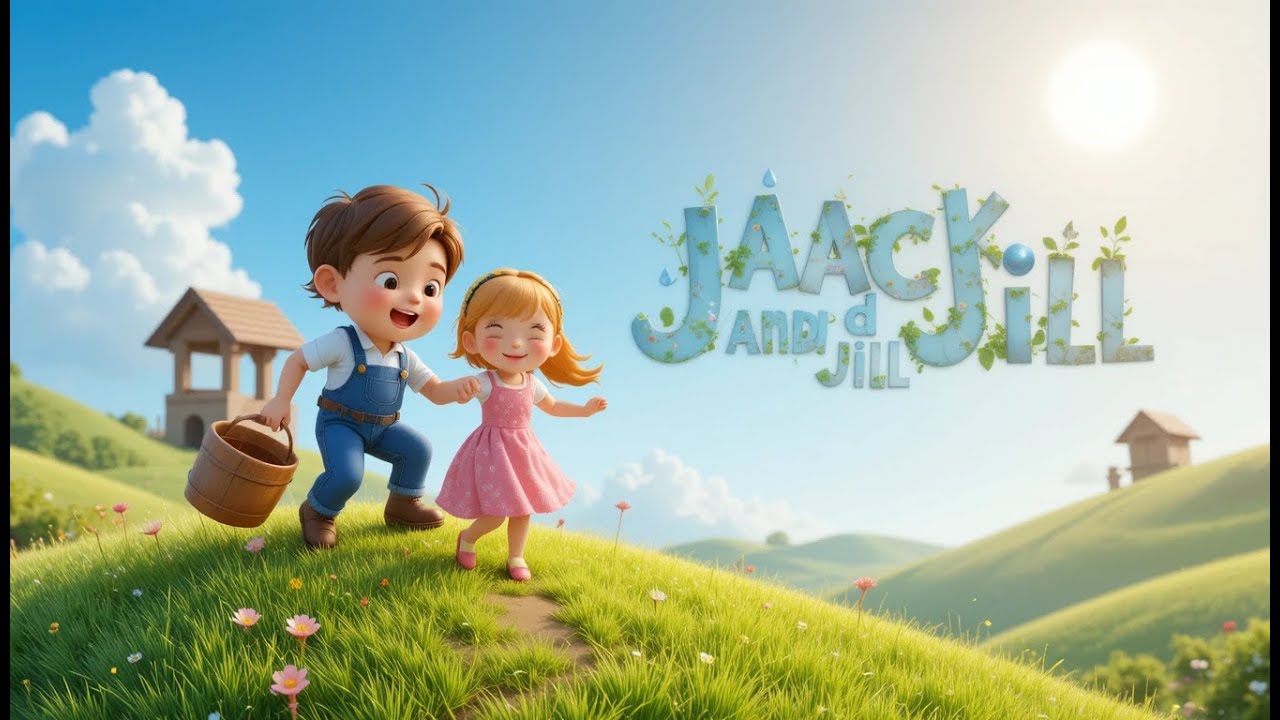 Jack And Jill Went Up To The Hill Kids Rhymes R1E2403 | Fun Action Song ...