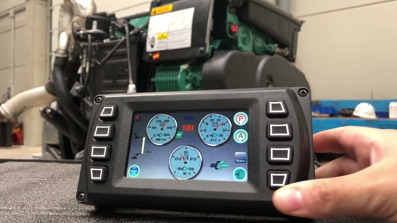 Volvo Penta D4-320 - EVC2.0 - YouTube