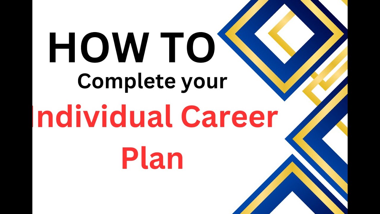 WBL - How to Create Individual Career Plan - YouTube