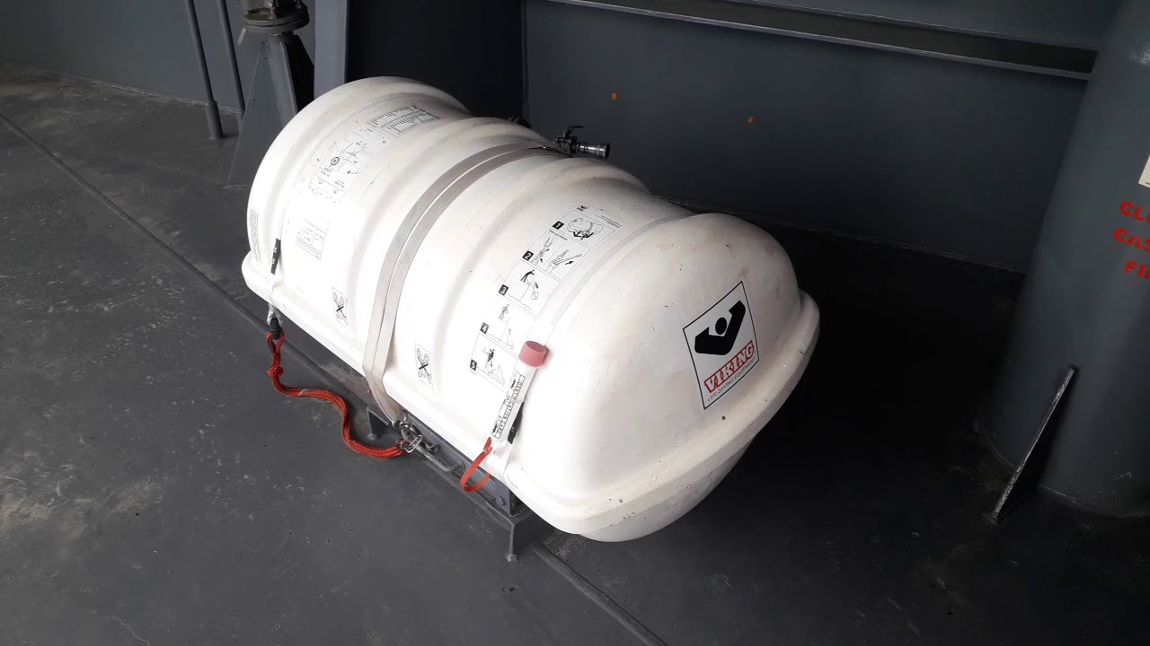 Life Raft inspection. - YouTube