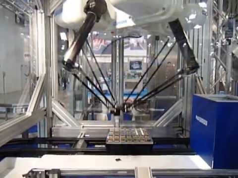 Robotunits Conveyor with ABB Robotics Flexpicker - YouTube