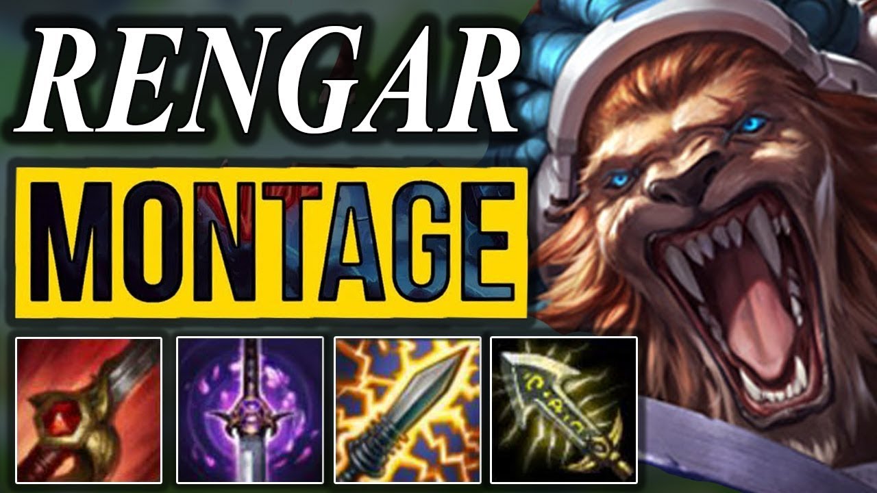 Rengar Montage 6 - Best Rengar Plays | League Of Legends Mid - YouTube