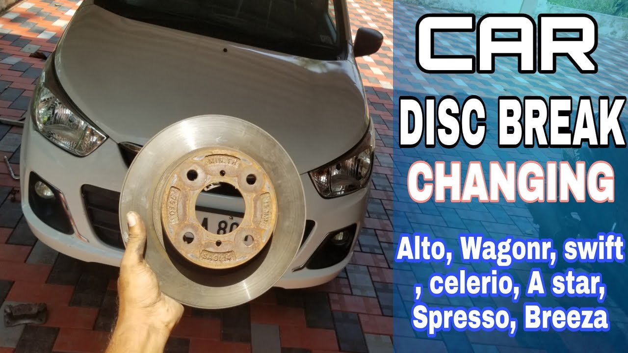 How To Remove Car Front Break Disc Rotor | How To Change Car Disc Rotor ...