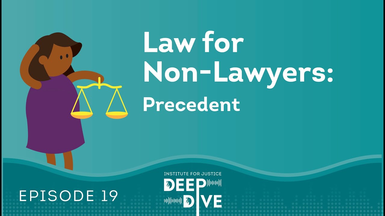 Law for Non-Lawyers: Precedent - YouTube