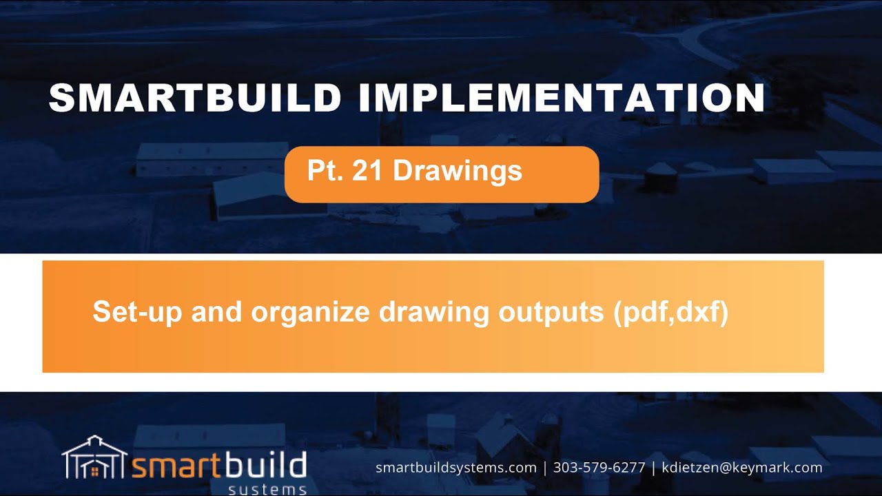 Smartbuild Implementation: Pt 21 _ Drawings - YouTube