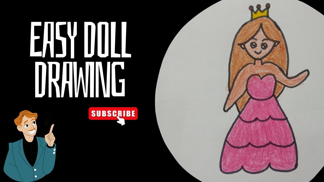 How to draw a doll |Drawing Lovers - YouTube