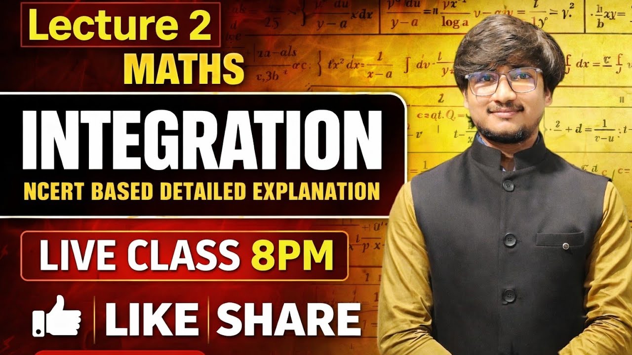 Integration Class 12 | All Formulas & Tricks | NCERT | Board Exam 2026 ...