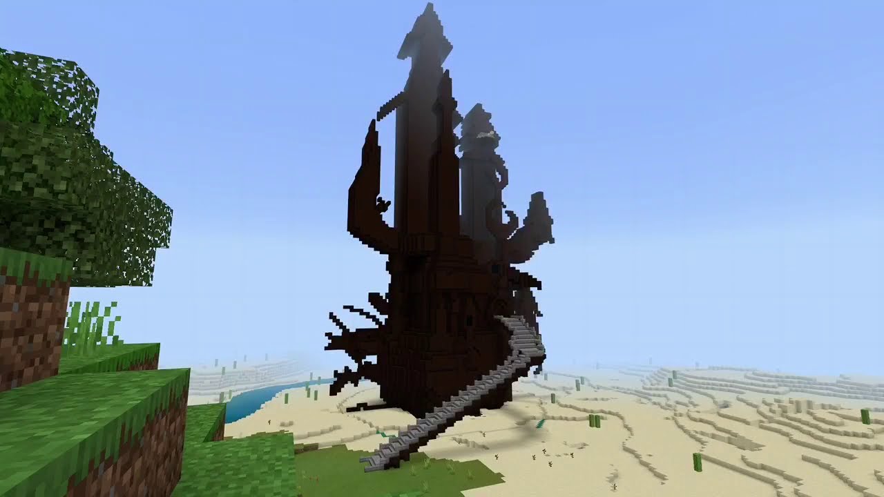 The skeksis castle in minecraft - YouTube