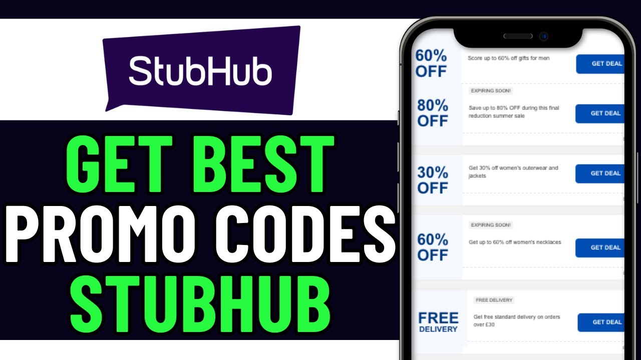 HOW TO FIND BEST STUBHUB DISCOUNT CODE | STUBHUB PROMO CODE (2025 ...