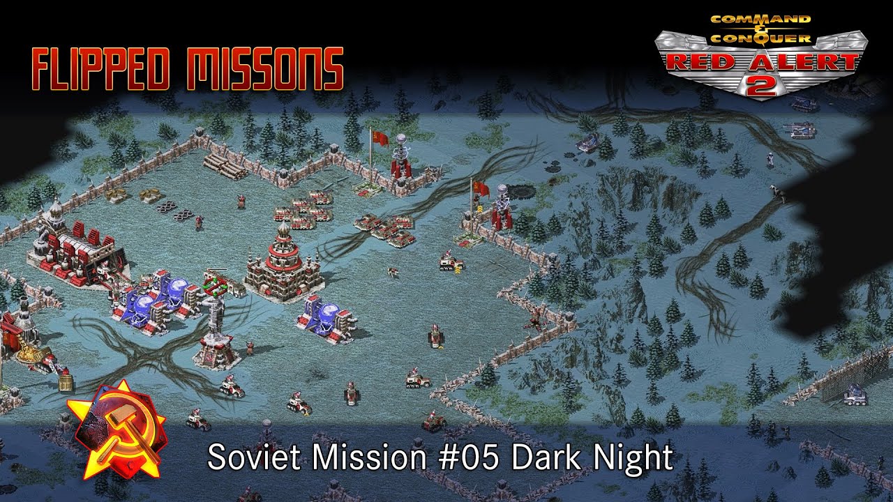 Red Alert 2 Yuri's Revenge - Flipped Missions - Soviet #05 Dark Night ...