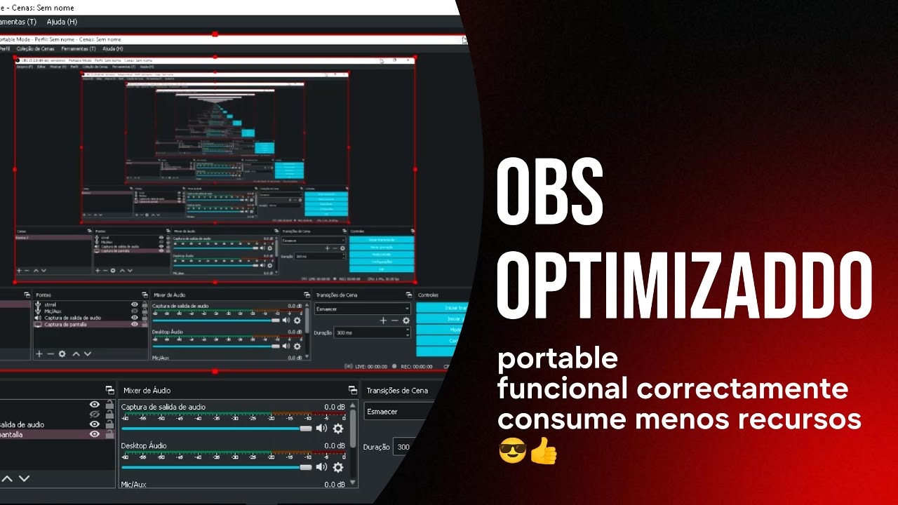 OBS OPTIMIZADO(PORTABLE) 2024 - YouTube