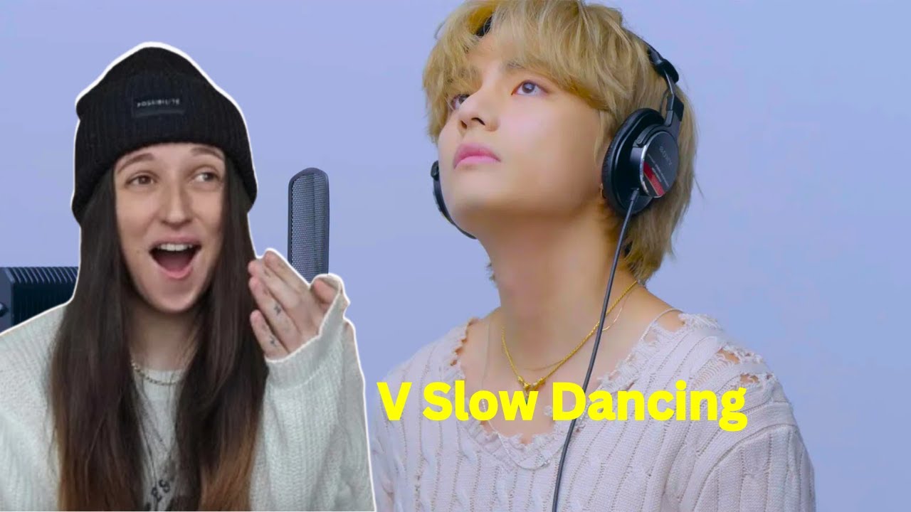 (김태형) V "Slow Dancing" FIRST TAKE REACTION - YouTube