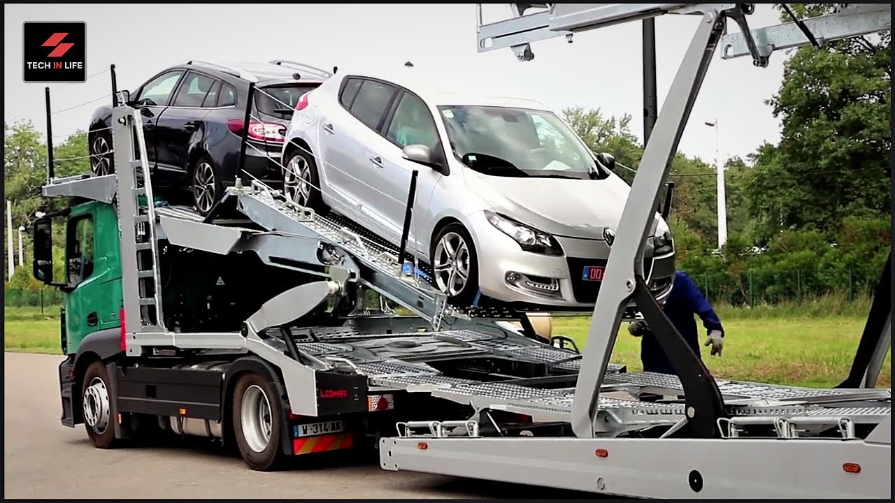 Most Crazy Car Transport Trailer That You've Not Seen Before! Watch Now ...