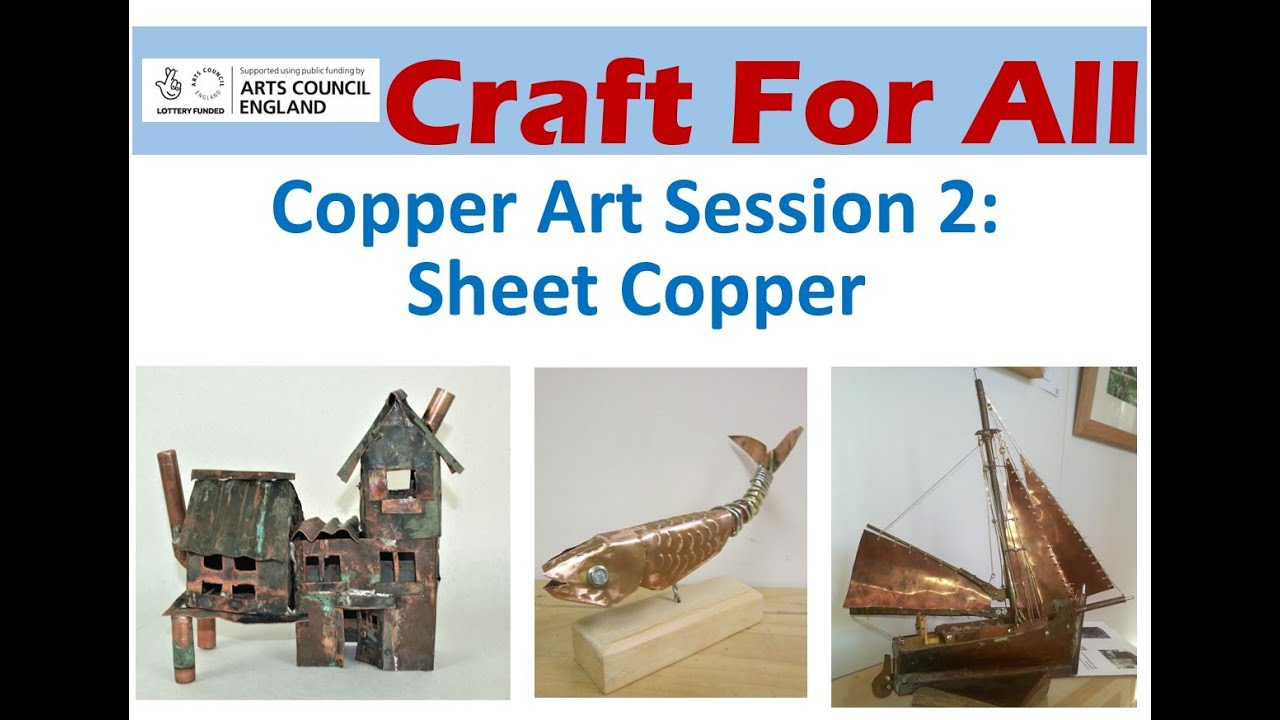 Copper Art session 2 sheet copper - YouTube