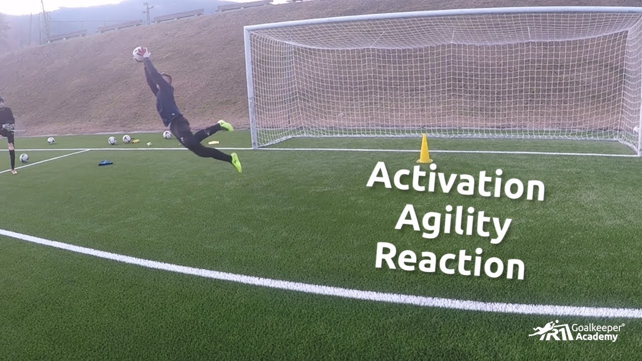 Goalkeeper training: Activation, Agility, Reaction - YouTube
