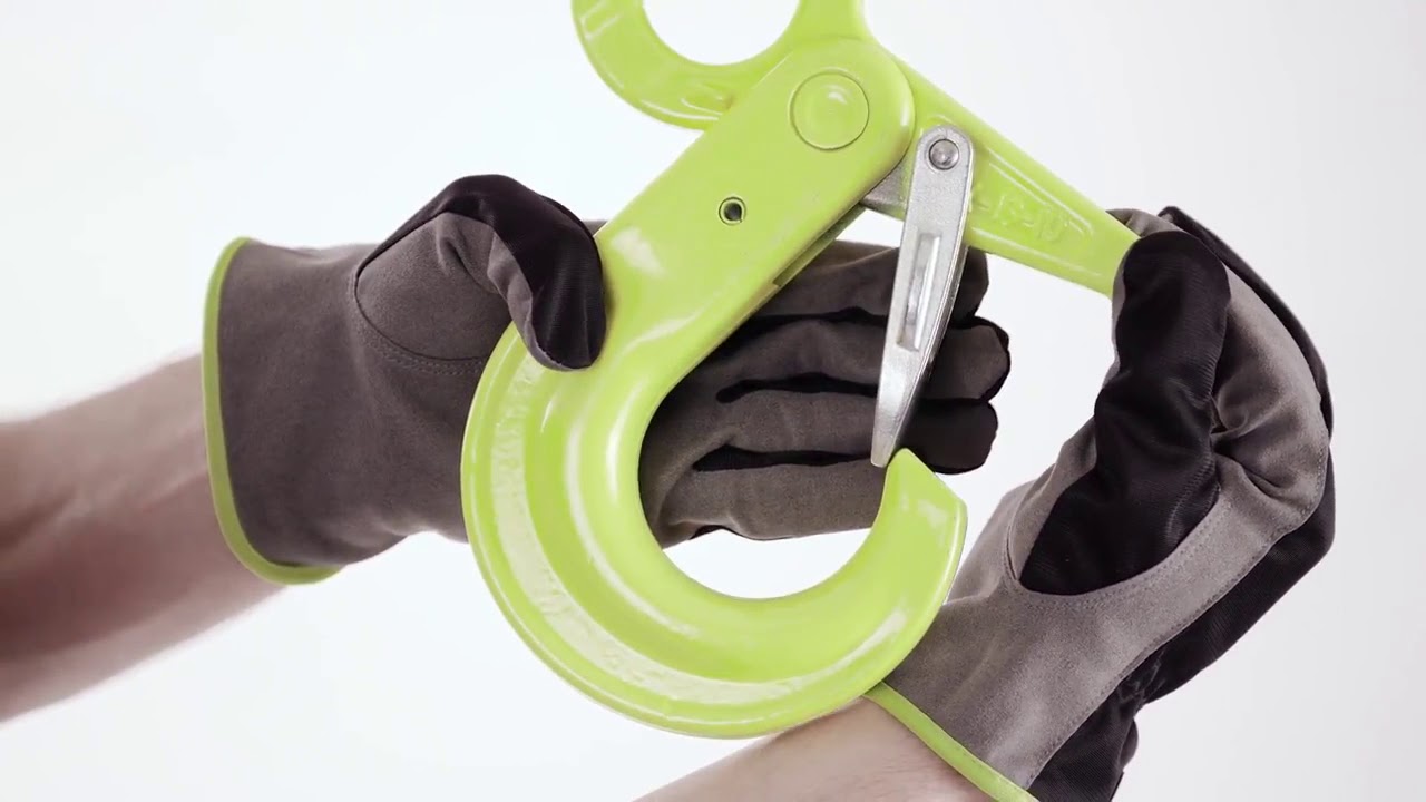 Safety Hook BK with Double Latch BKD - YouTube